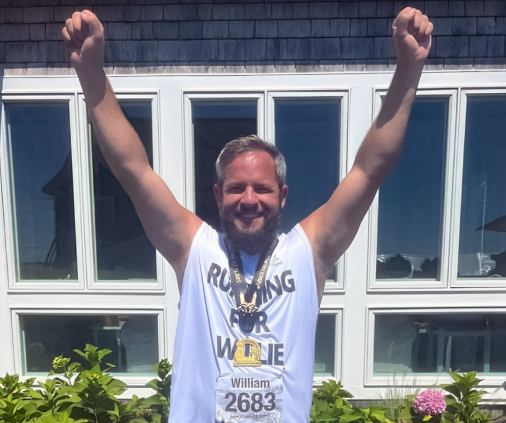 Ken Dettman honors The Willie Fund in 50th Falmouth Road Race